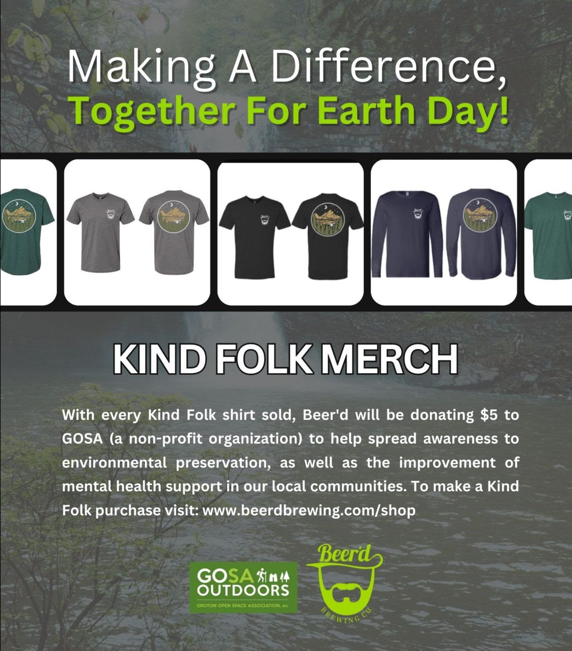 Get Your Kind Folk Merch & Support GOSA – Groton Open Space Association